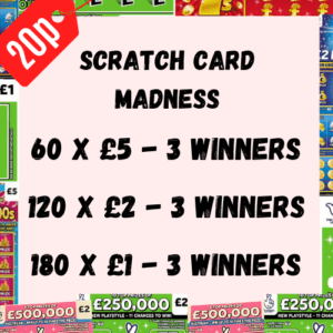 Scratch Card Madness - 9 Winners - SPEED COMPETITIONS