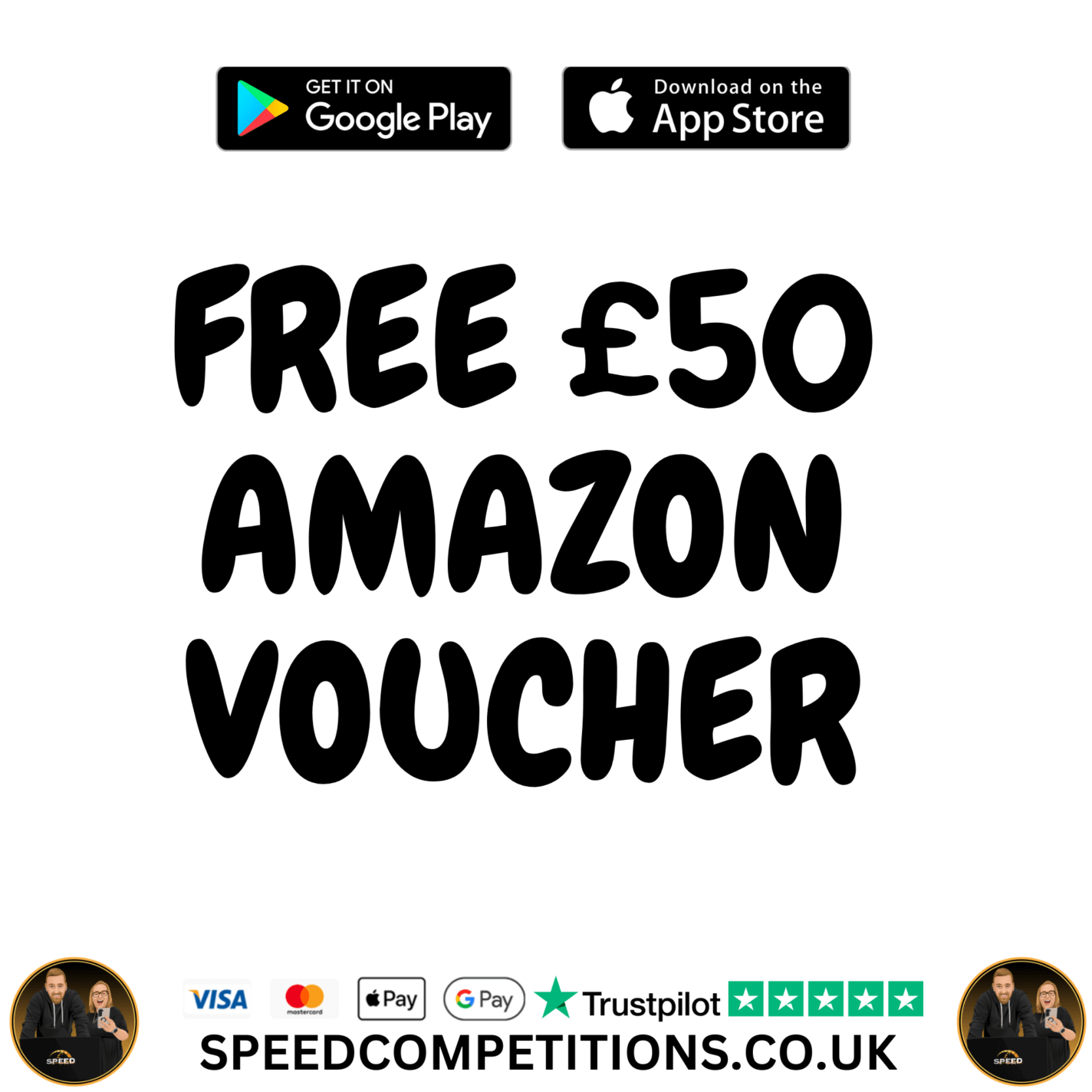Free £50 Amazon Voucher - SPEED COMPETITIONS