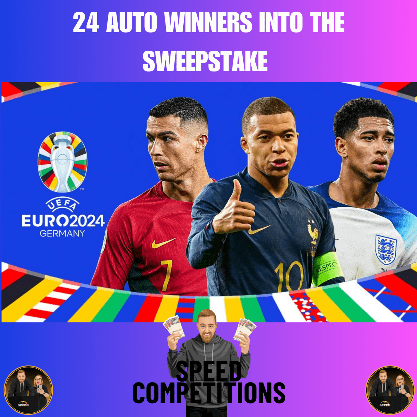 Win an Entry into the UEFA Euro 2024 £1000 Sweepstake - 24 Entry ...